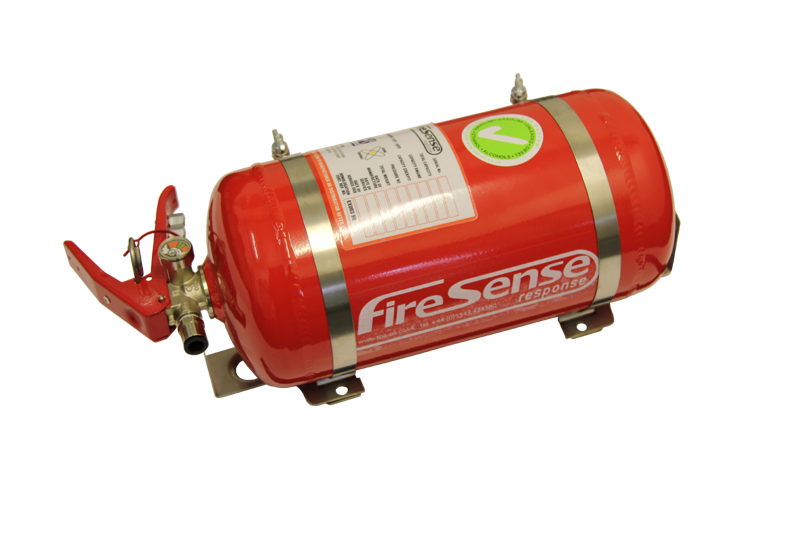 FIA approved Mechanical Aluminium 4 litre AFFF fire suppression system ...