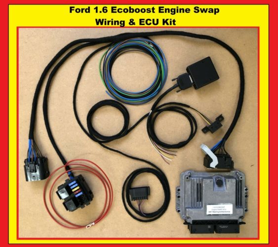 Ford 1.6 Ecoboost Engine Swap wiring harness Kit / Convert Loom & ECU ...